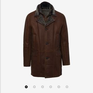 Allen Edmonds | Jackets & Coats | Allen Edmonds Shearling Coat Xl ...